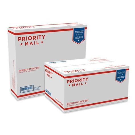 Priority Mail Medium Flat Rate Boxes 25 Pack Supplies Store