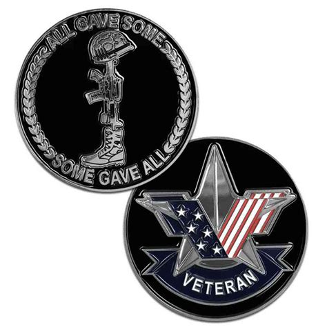 Veteran Special Edition Stars And Stripes Challenge Coin