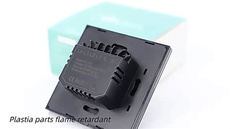 Tuya Wifi Smart Touch Switch Gang No Neutral V V Zigbee Smart Light Switch Eu Uk