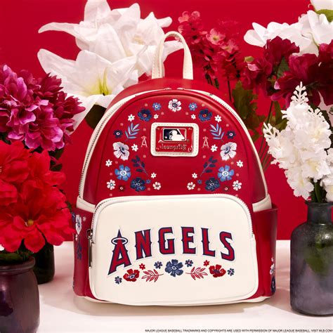 Mlb Los Angeles Angels Floral Mini Backpack Loungefly