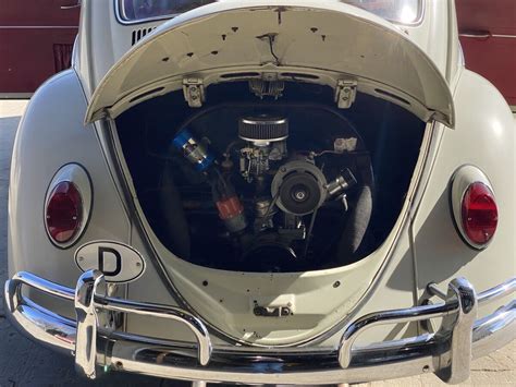 1966 Volkswagen Beetle White For Sale