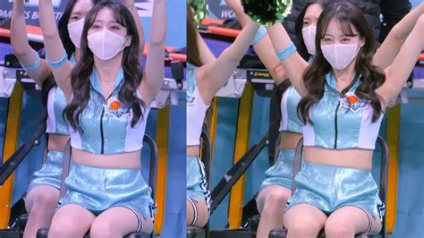 정가예 치어리더 221217 직캠1 응원 여자농구 하나원큐 Jung Gaye Cheerleader 221217 Fancam1