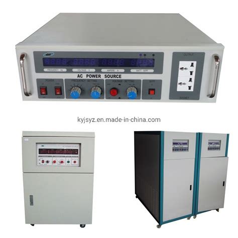 Variable Frequency AC Power Source KVA For Air Conditioner Test Variable Frequency AC Power