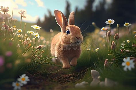 Rabbit Eating Grass Stock Illustrations 339 Rabbit Eating Grass Stock