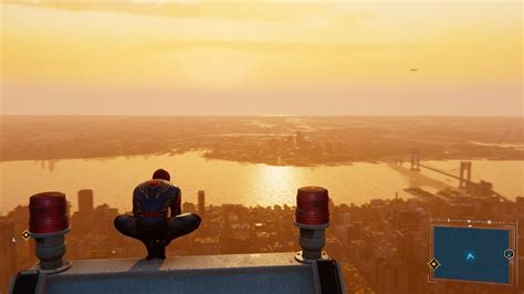 Marvels Spider Man Ps4 Climbing On Avengers Tower Youtube