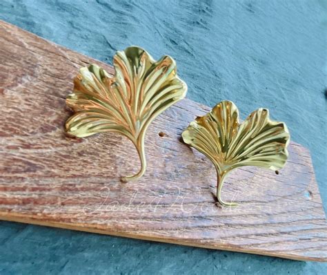 Leaf Solid Brass Dresser Handle Pull Knob Pull Handle Kitchen Cabinet Pull Handle Knob