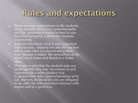Ppt Rules And Expectations Powerpoint Presentation Free Download