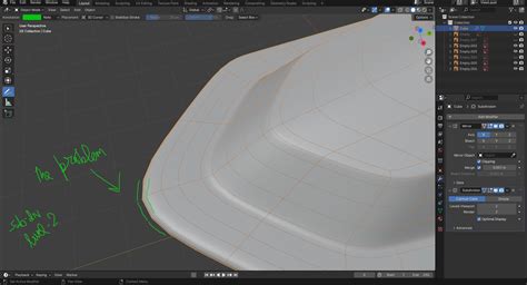Modeling Subdivision Modifier And Smooth By Angle Not Creating Smooth
