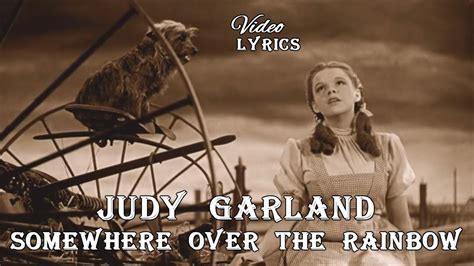 Youtube Judy Garland Somewhere Over The Rainbow Hotsell