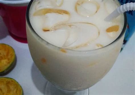 Resep Es Jeruk Susu Bikinramadanberkesan Oleh Olive Bunda Qonita Cookpad