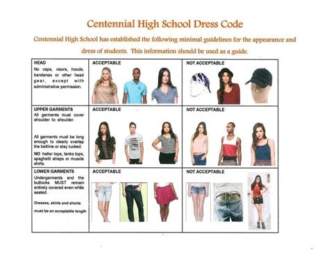 Dress Code Centennial High School