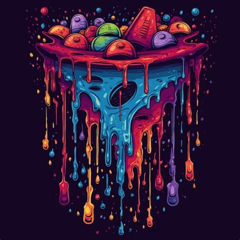 Premium Vector Video Game Vector Graphic Dripping Copy 2