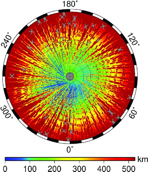 Minimum Altitude Above Mercurys Surface For Messenger Tracking Data In