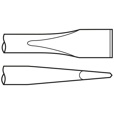 Flat Chisel Hex Shank 147mm058 Hand Tools Chicago Pneumatic