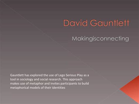 David Gauntlett Ppt