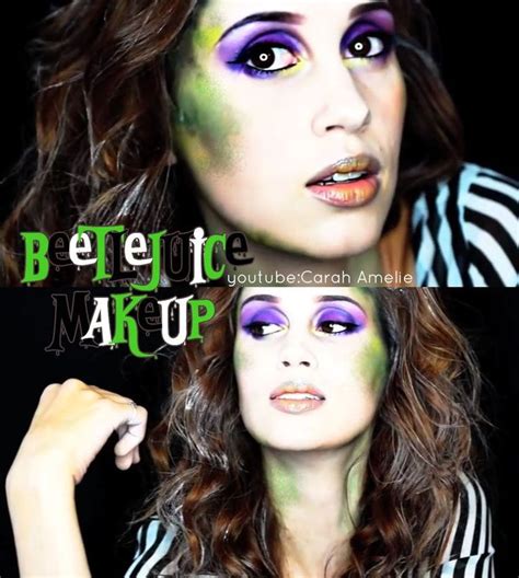 Beetlejuice Halloween Makeup Tutorial Girly Version Beetlejuice