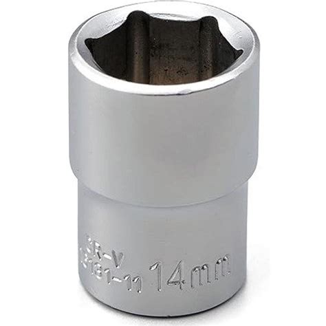 De Neers 14 Square Drive Hex Socket 25mm Mirror Finish Unboxtools