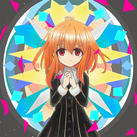 Vibrant Anime Girl With Orange Hair Wallpaper Background Free