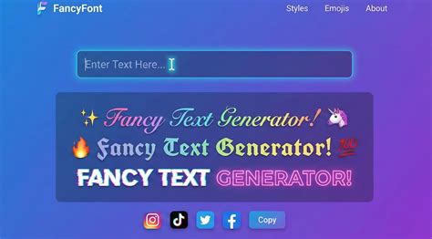 Fancy Text Generator Create Stylish Fonts And Emojis Online Free