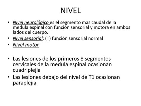 Columna Vertebral Tipos De Lesiones Ppt