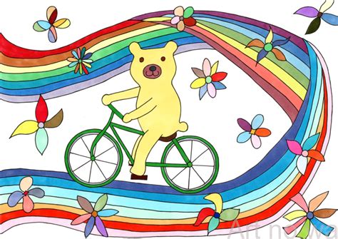 緑色の自転車は一番のお気に入り アートの輪