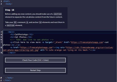 Cat Photo App Step 15 Help Html Css The Freecodecamp Forum