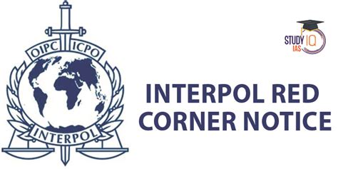 Interpol Red Corner Notice