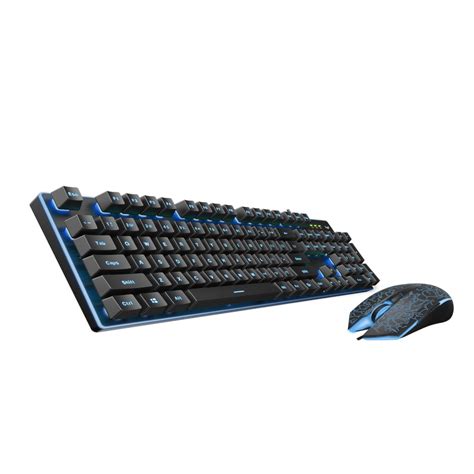 Rapoo V100s Vpro Gaming Cpmbo Kb Mse Backlit Black Ar