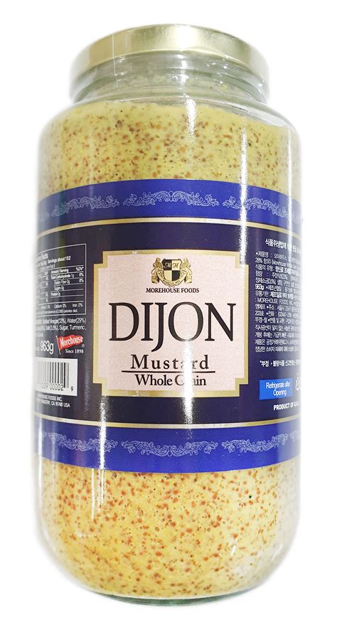 모아하우스 홀그레인 디종 머스타드 소스 963g 미국산 최저가 사업자 식자재 식봄