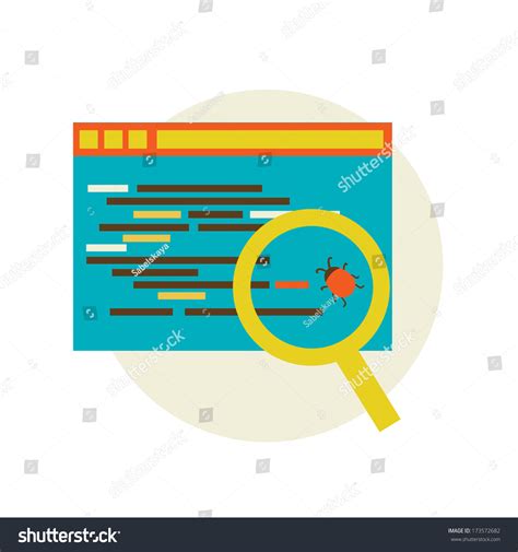 Bug Programming Code Stock Vector Royalty Free 173572682 Shutterstock