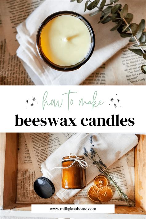How To Make Easy Beeswax Candles Step By Step Tutorial