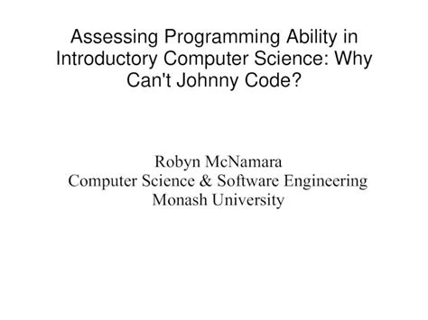 pdf assessing programming ability in introductory computer science
