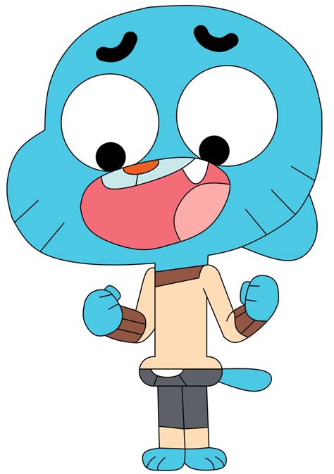 Gumball Watterson Looking On Body High Hd By Dzinymaster On Deviantart