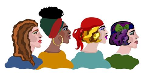 Premium Vector Vector Isolated Illustration Of Four Different Women