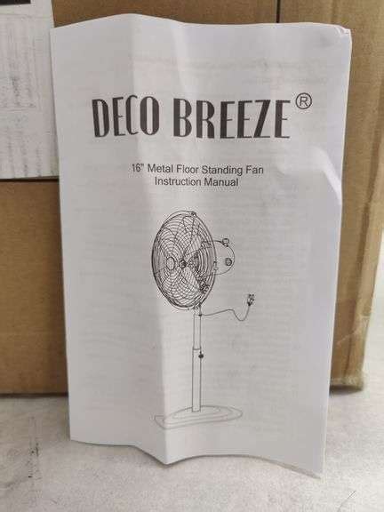 Deco Breeze Standing Fan Rio Grande Trade