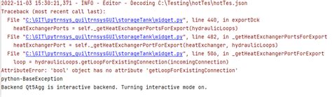 Exporting Tes Ddck Makes GUI Crash Issue 330 SPF OST Pytrnsys Gui