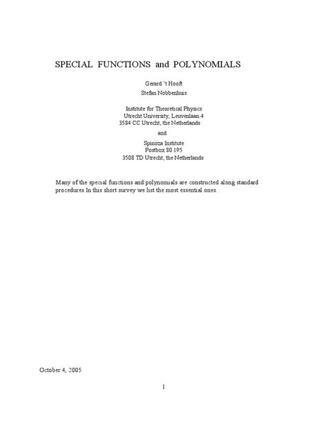 Special Functions And Polynomials An Overview Of Legendre Associated
