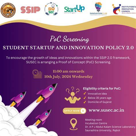 Saurashtra University Startup And Entrepreneurship Council