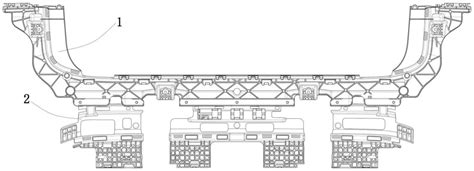 一种保险杠用吸能内衬结构的制作方法