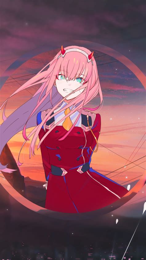 Скачать обои Аниме Anime Аниме девушка Darling In The Franxx Милый во Франксе раздел сёнэн
