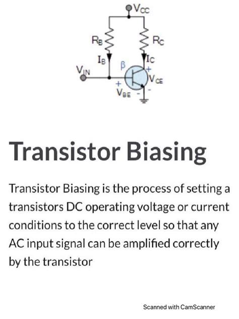 Transistor Calculations Pdf