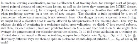 In Machine Learning Classification We Use A Chegg