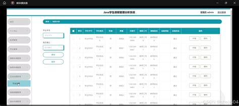 基于ssmvue学生请假管理分析系统【开题程序论文】 Csdn博客 基于ssmvue学生请假管理分析系统【开题程序论文】 Csdn博客