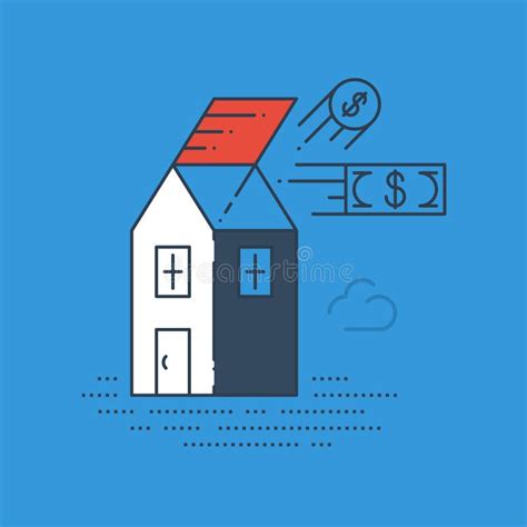 Icono De La Inversión Inmobiliaria Ilustración Del Vector Ilustración