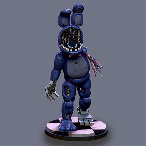 🎮 Withered Bonnie・ Stl File For 3d Printing・cults