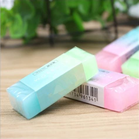 1 шт красочные резиновые ластики Прочный гибкий карандаш ластик школьные офисные