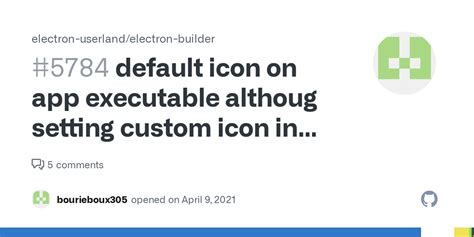 Default Icon On App Executable Althoug Setting Custom Icon In Windows Using Electron Builder 21