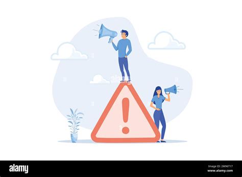 Important Announcement Attention Or Warning Information Breaking News Or Urgent Message