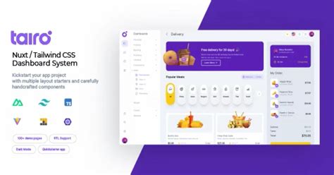 Tairo Multipurpose Nuxt Tailwind Css Dashboard System Codeintra