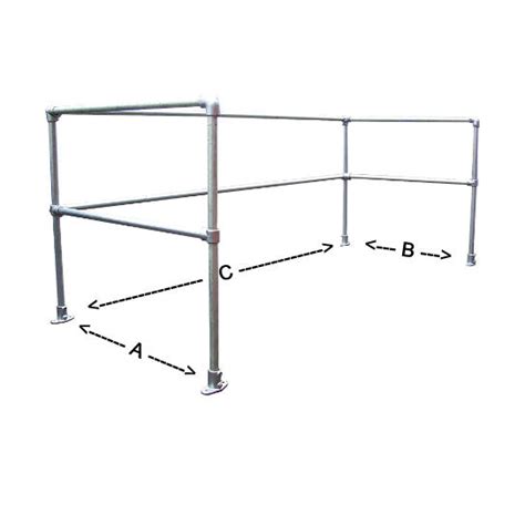 Standard Car Top Guard Rail Kits Elevator Equipment